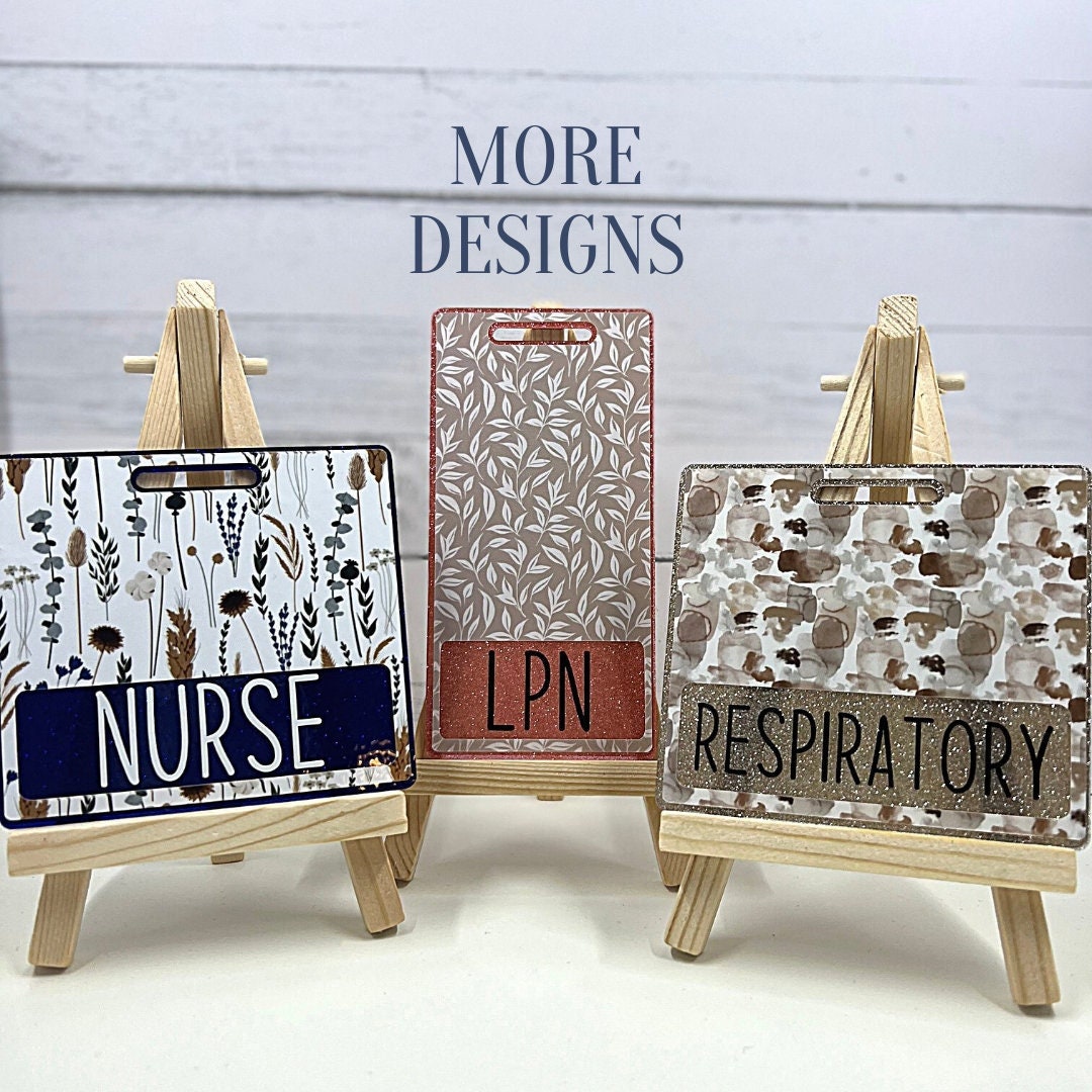 Custom Badge Buddy - BOHO Badge Buddy - Modern Badge Buddy - Marker ...