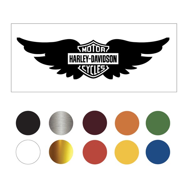 Harley Davidson Decals - Etsy