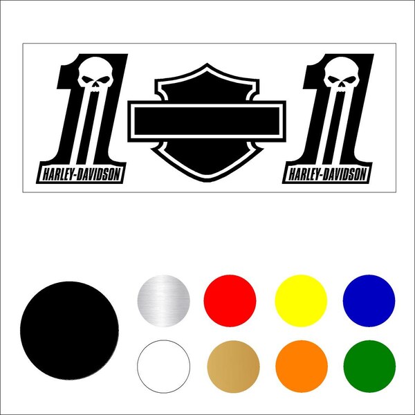 Harley Davidson Vinyl Decal - Etsy