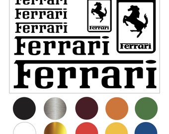 Ferrari Bumper Sticker | Etsy