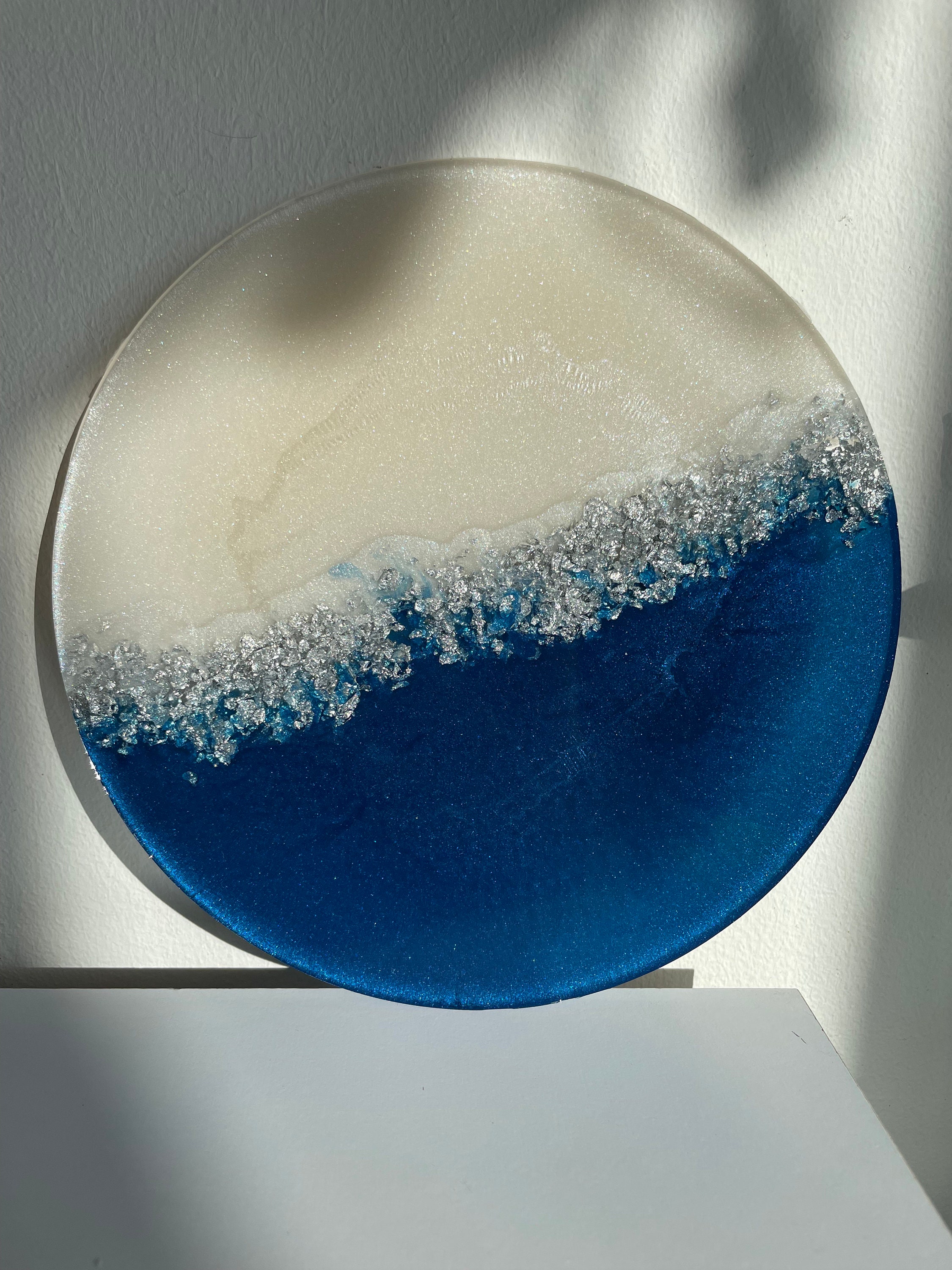 Customizable Trivet in Epoxy Resin and Aluminum Foil - Etsy