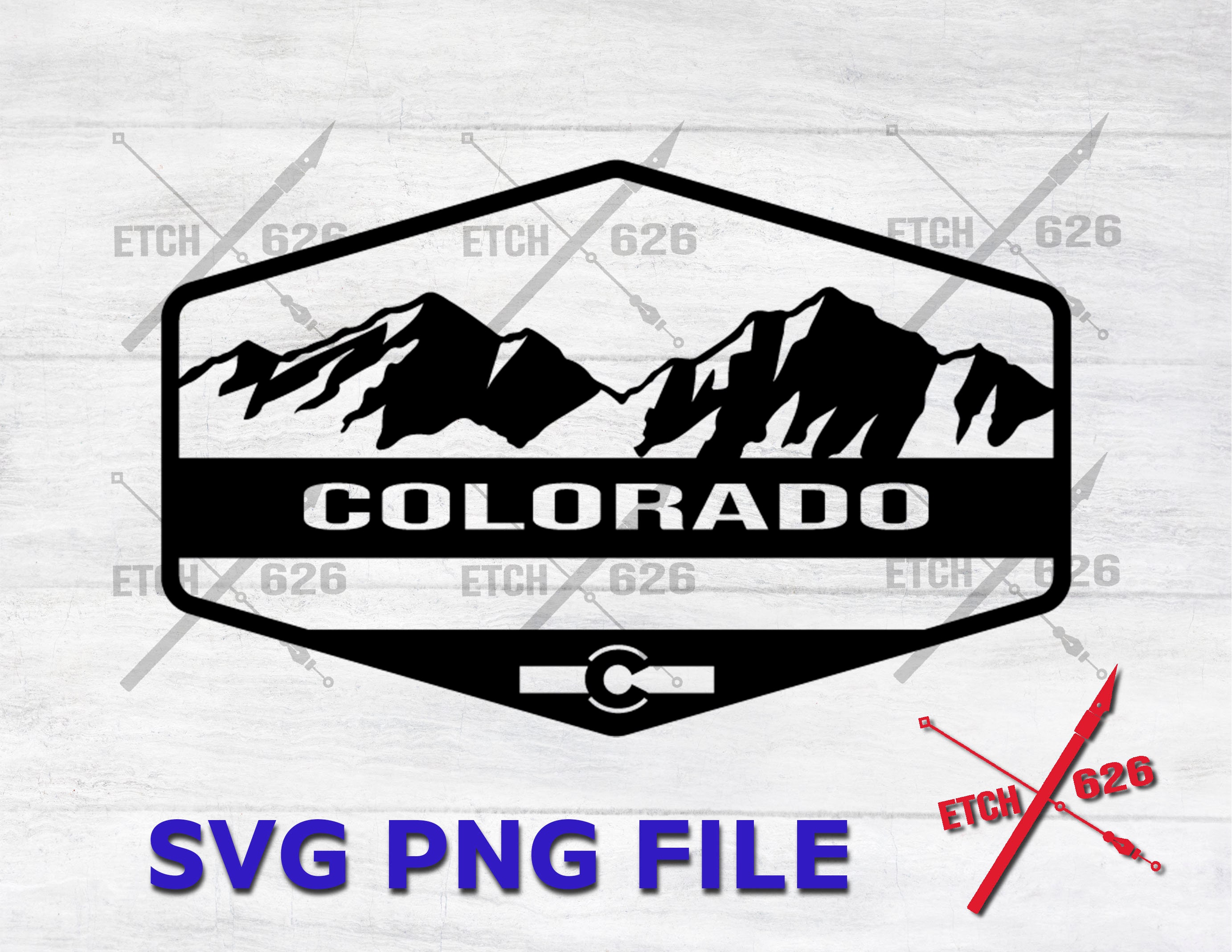 Colorado Mountains Digital Files, Cricut, Cnc, Silhouette Svg, Files ...