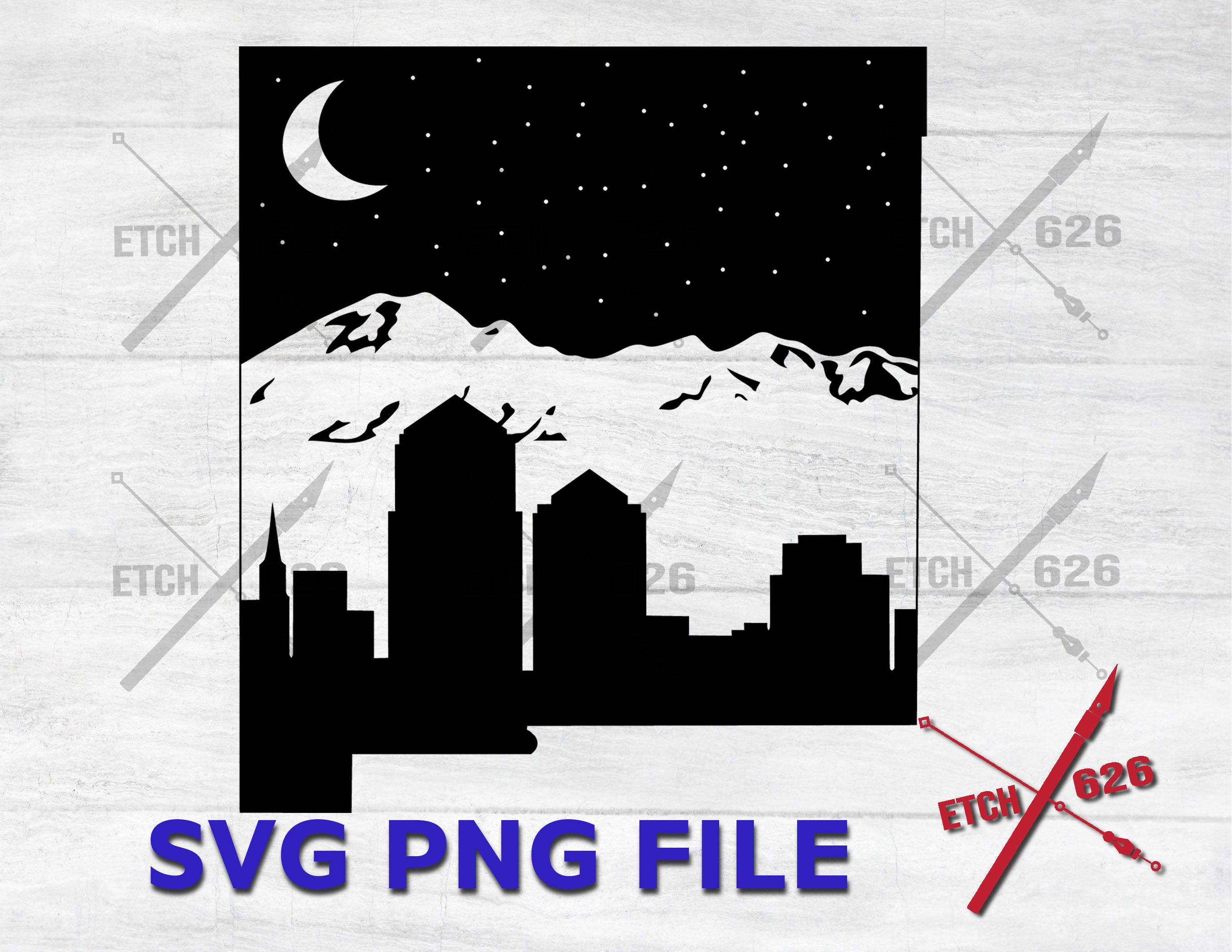 New Mexico State Outline With Albuquerque Skyline and Sandia Mountains ...