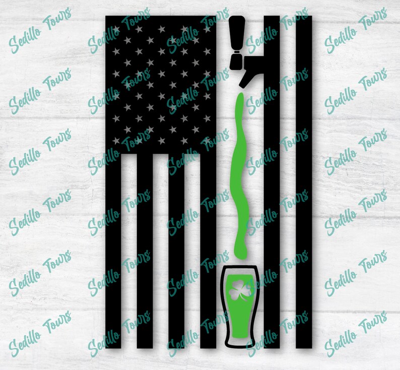American Beer Digital File American Flag Beer Tap Download - Etsy