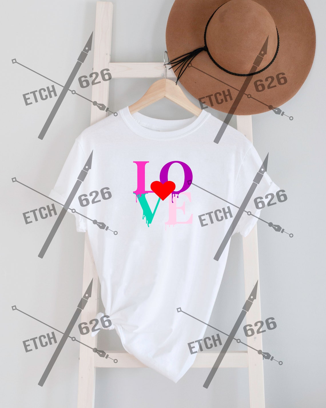 Love Drip , Multi Color Digital Download, 2 Files, Svg, Png, Cricut ...