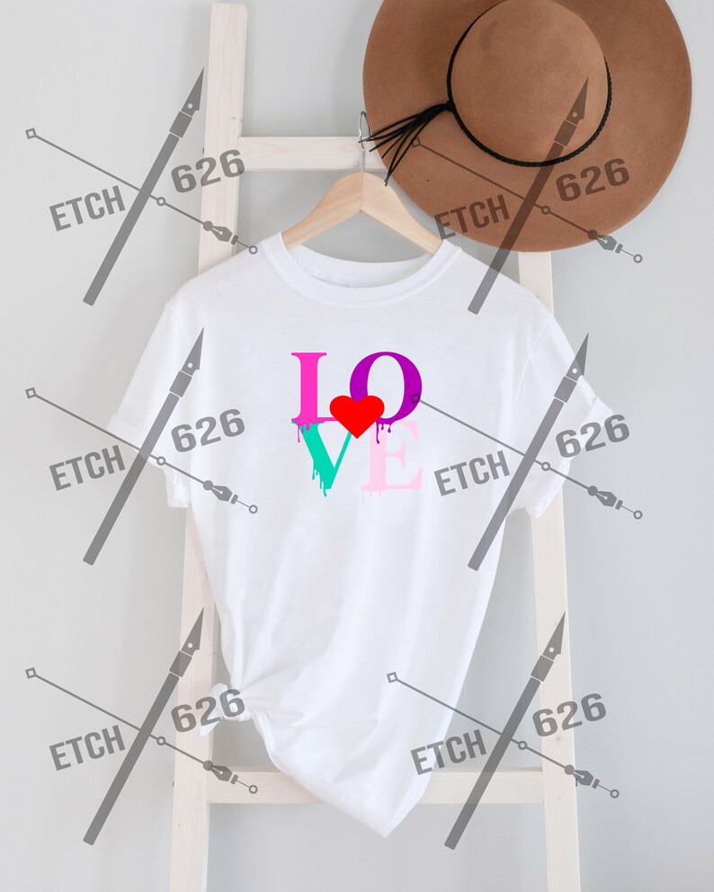 Love Drip , Multi Color Digital Download, 2 Files, Svg, Png, Cricut ...