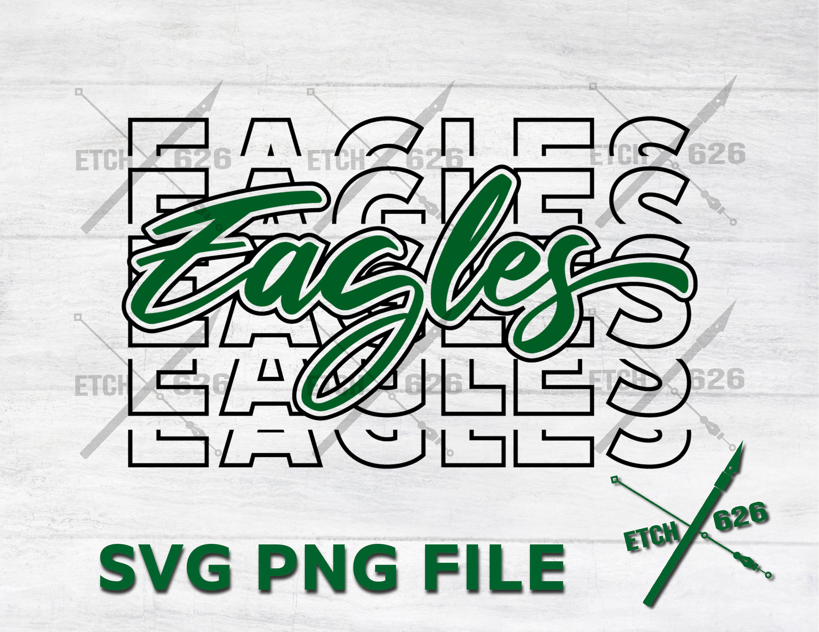 Eagles School Spirit SVG, PNG, School Shirt, Cute Design, Cricut Cut ...