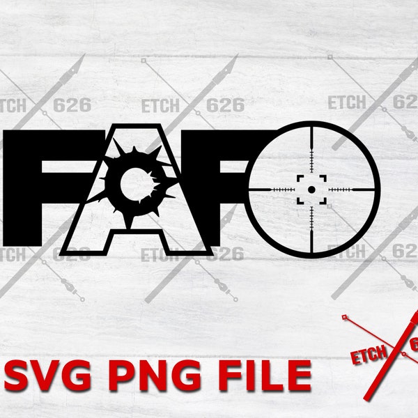 Fafo Svg - Etsy