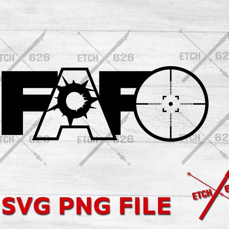 Fafo Svg - Etsy
