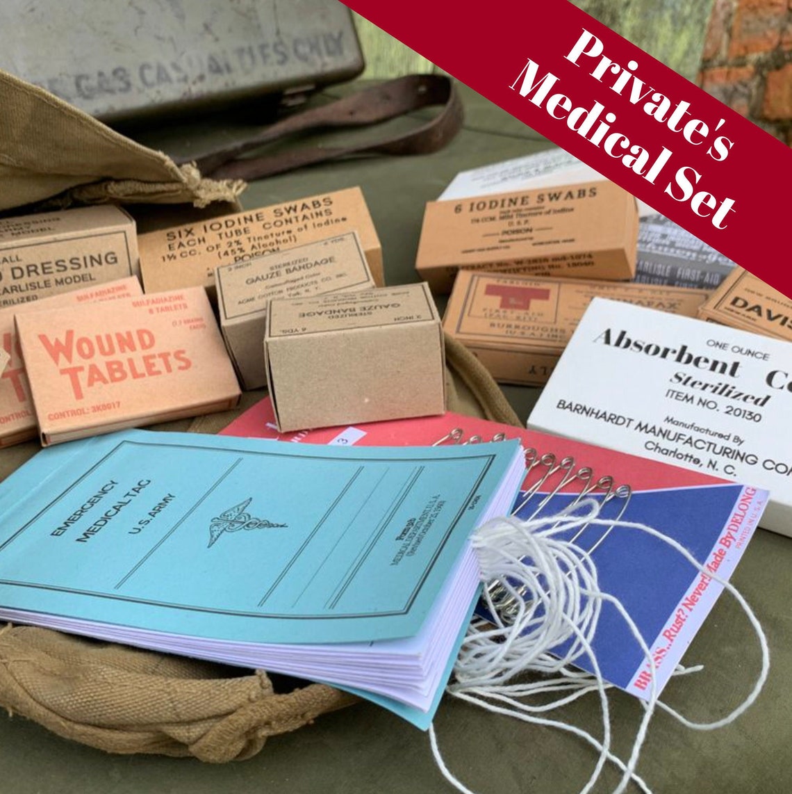 WW2 Medical Set for Enlisted Man Private PFC Reproduction - Etsy