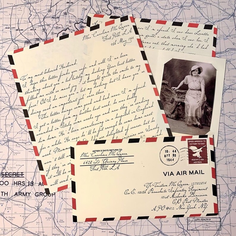 WW2 US Letter Personalisation Service Handwritten Letter - Etsy