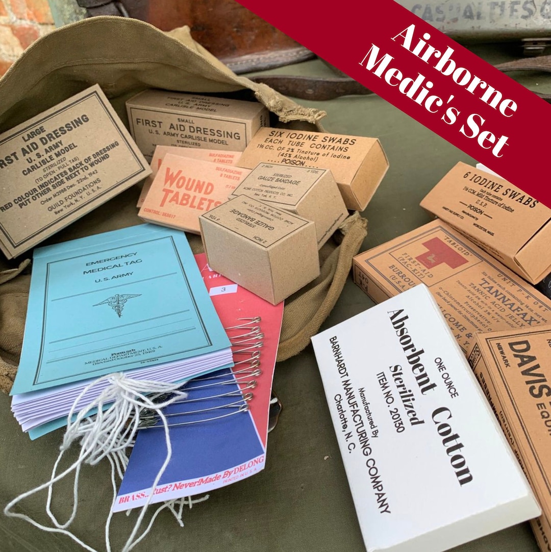 WW2 Medical Set for US Paratrooper Airborne Medic WW2 - Etsy
