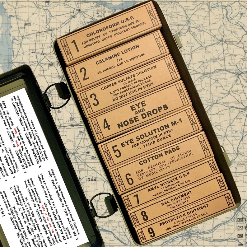 WW2 Film Prop Medic Set Boxes for US Reenactment for Vintage - Etsy