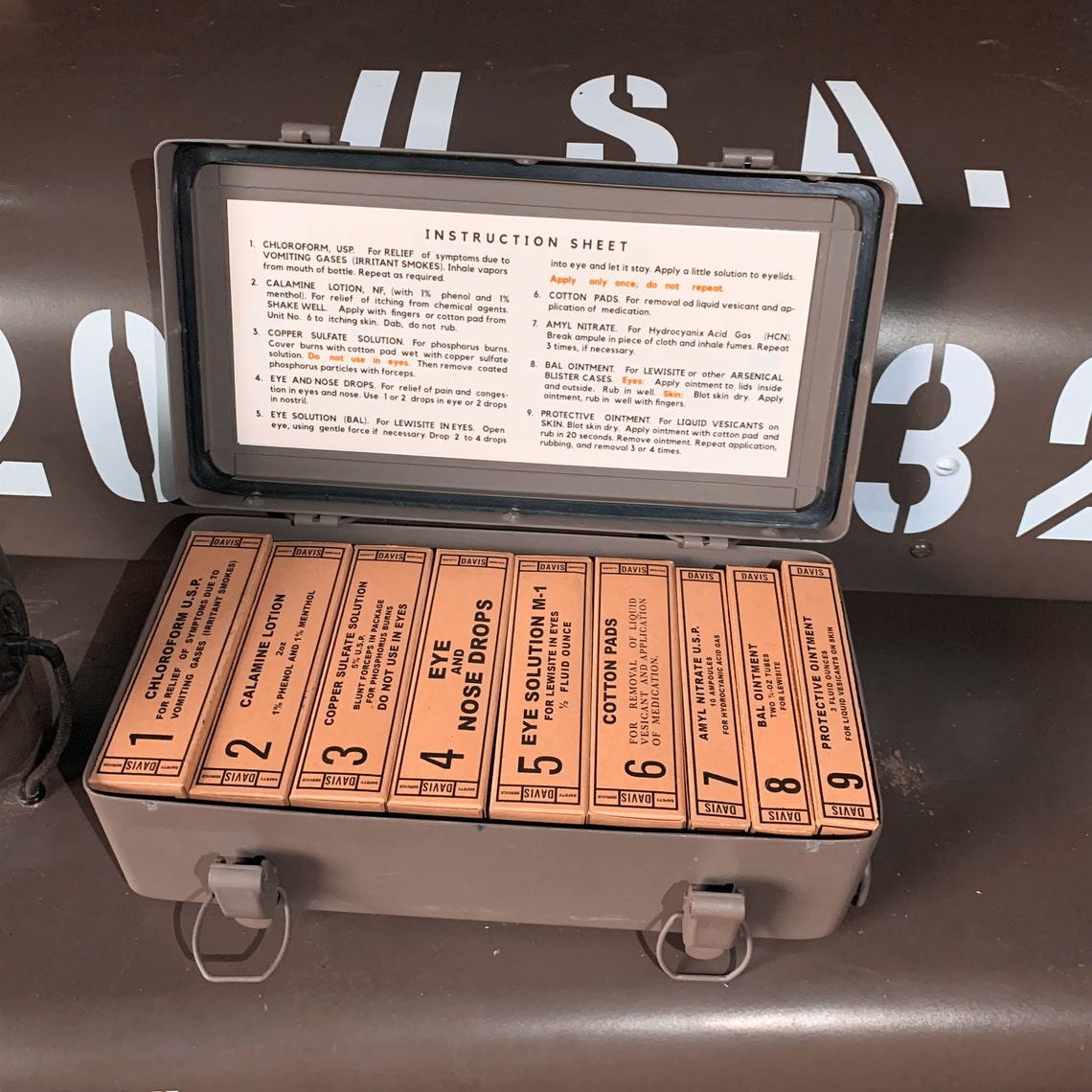 WW2 Film Prop Medic Set Boxes for US Reenactment for Vintage - Etsy