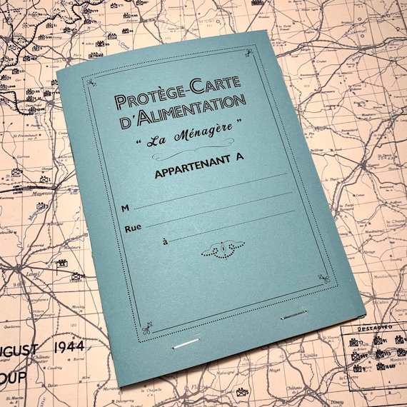 French Ration Book Holder la Ménagère Carte - Etsy