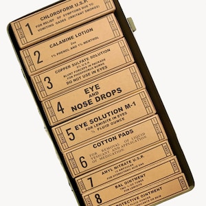 WW2 Film Prop Medic Set Boxes for US Reenactment for Vintage Vehicles ...