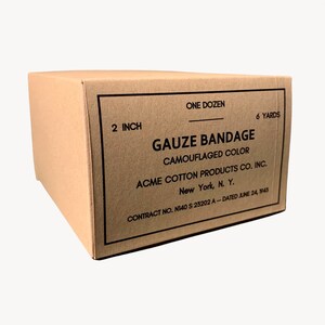 2 X 6 Yard Gauze Display Box and 12 Individual Boxes for - Etsy