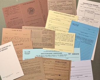 Ww2 Paperwork - Etsy