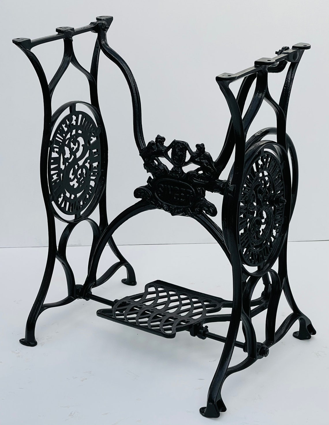 Singer sewing machine legs stand treadle tableAuthentic | Etsy