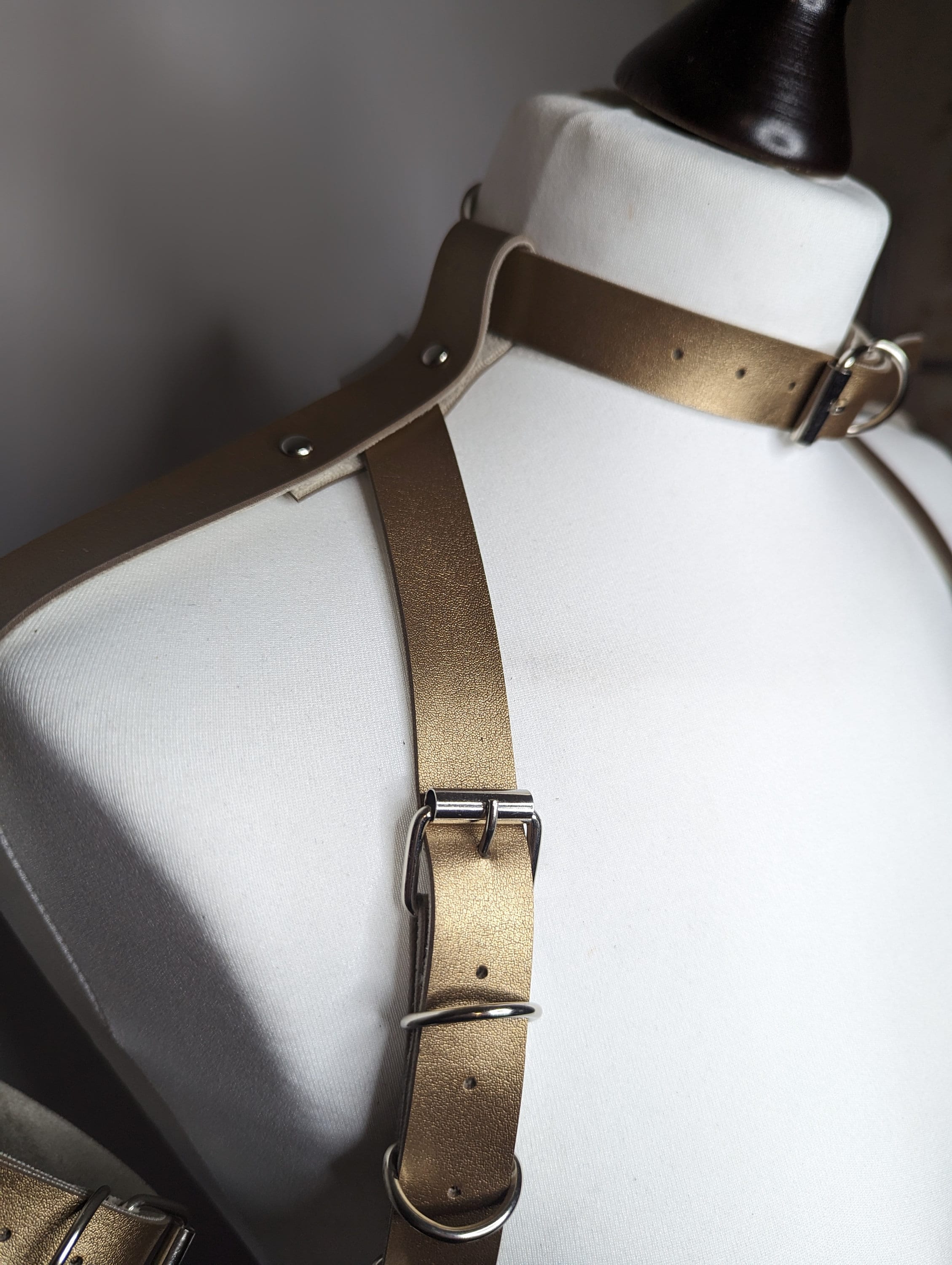 Leather Sexy Harness , Harness Belt, Leather Suspender Harness, Chest ...