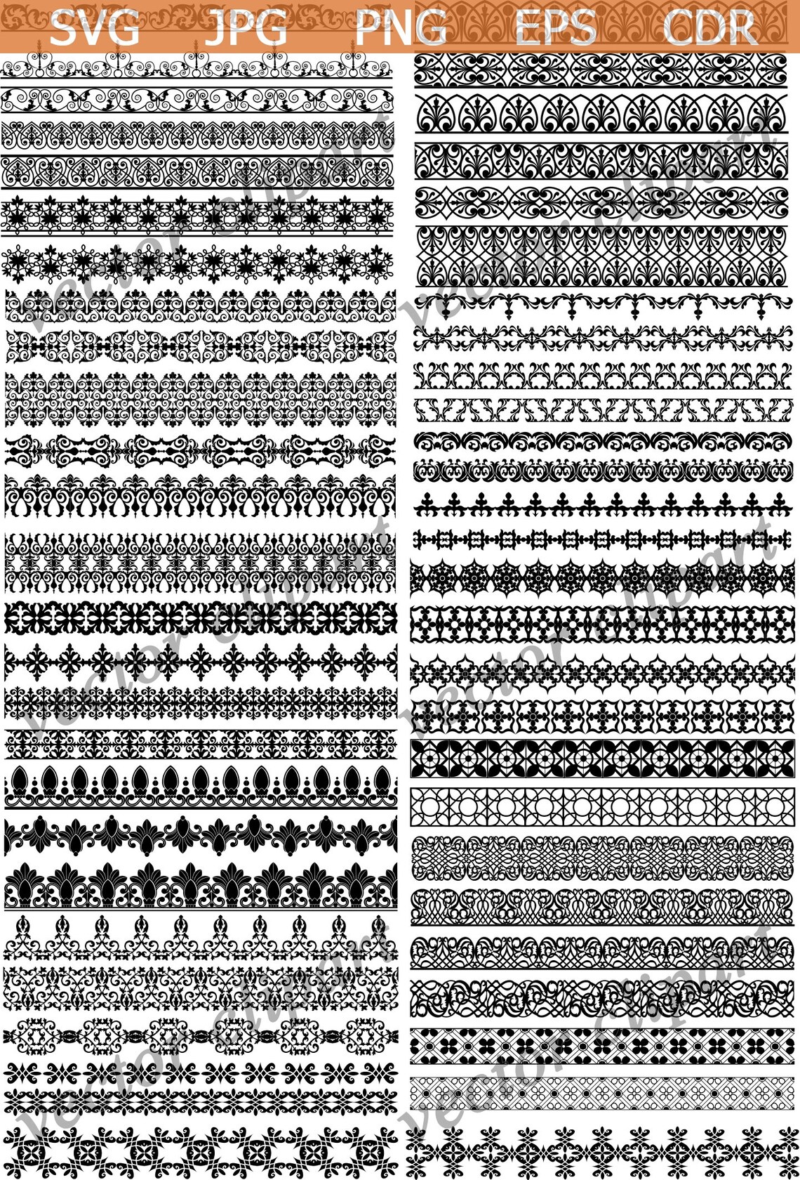 Borders SVG Borders clipart Borders shirt svg Borders | Etsy