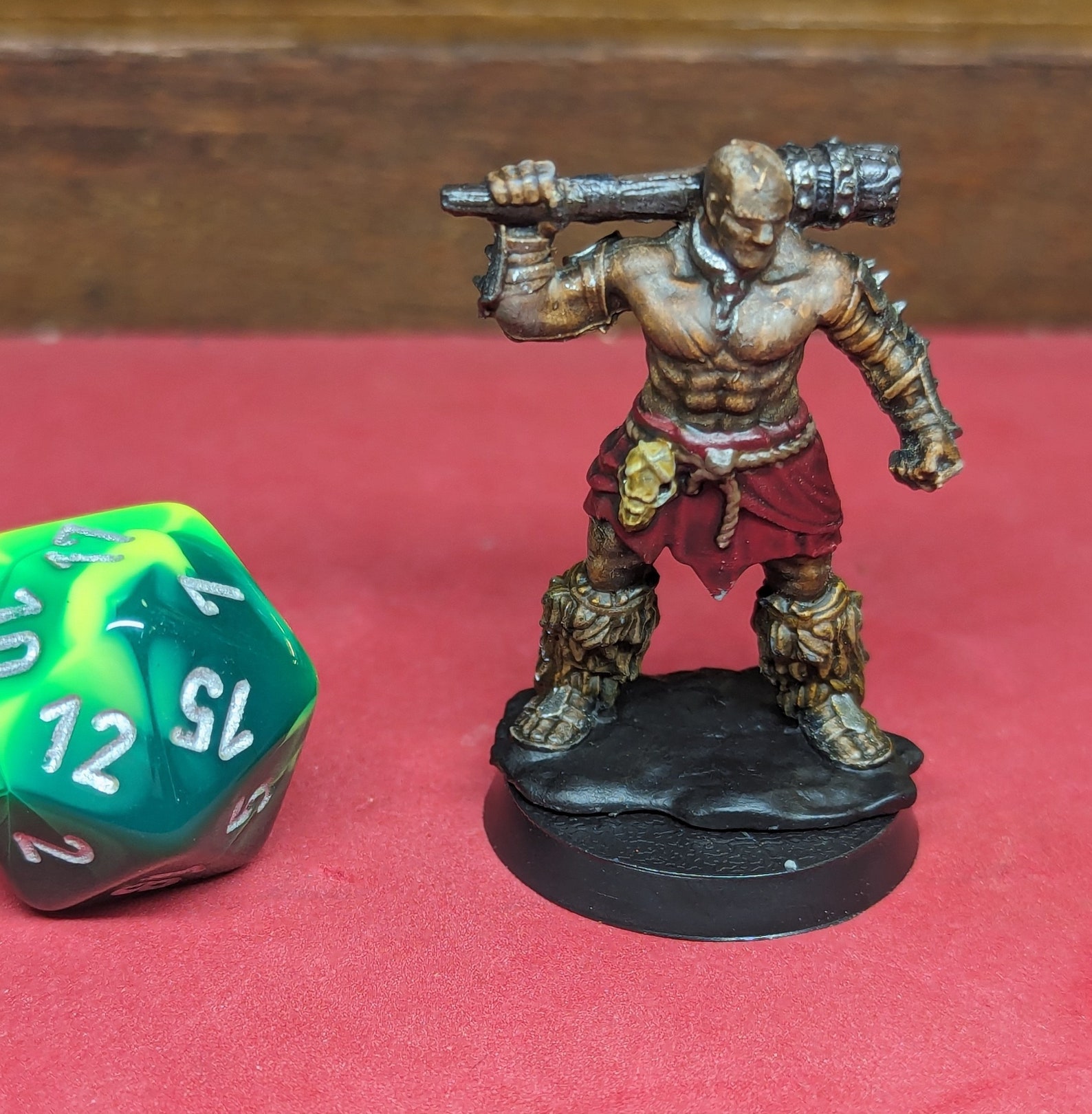 Hand Painted Human Barbarian Miniature Dungeons and Dragons - Etsy