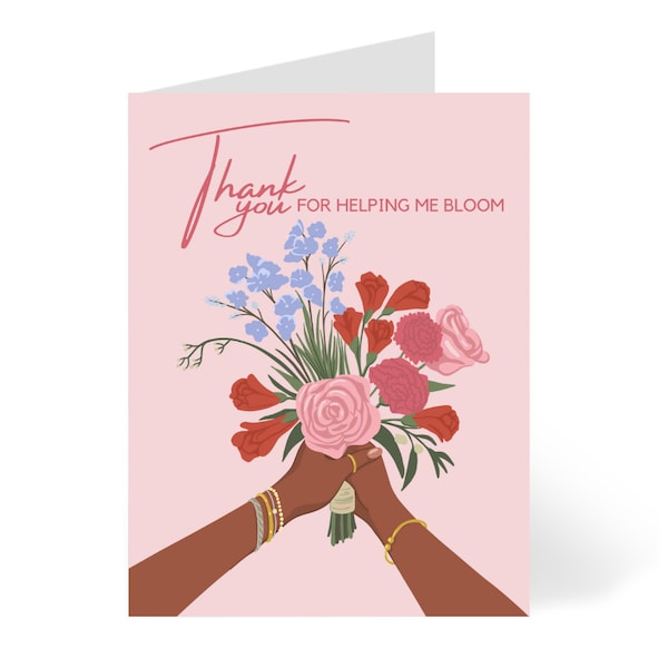 African Thank You Card - Etsy