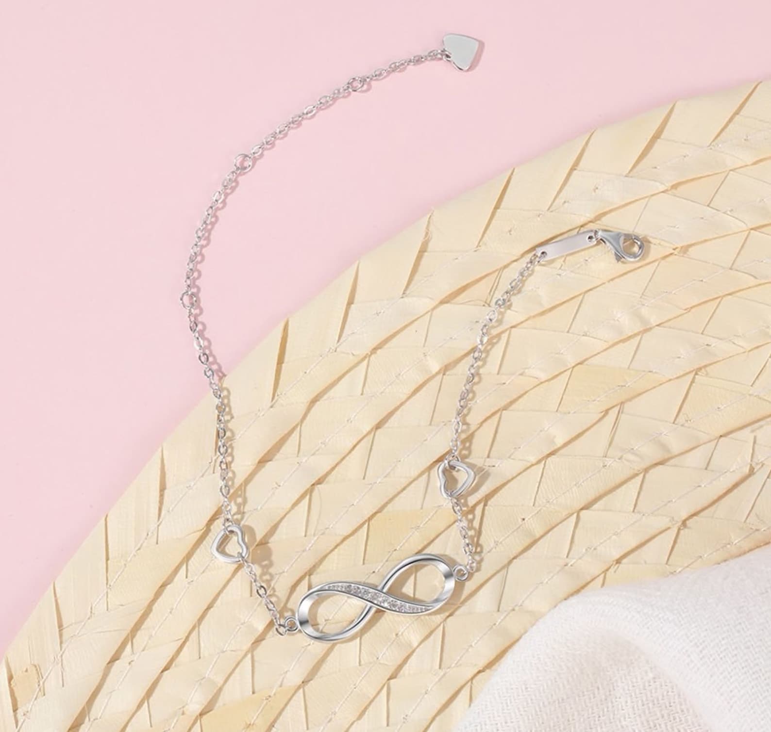 925 Sterling Silver Infinity Bracelets for Women Adjustable | Etsy