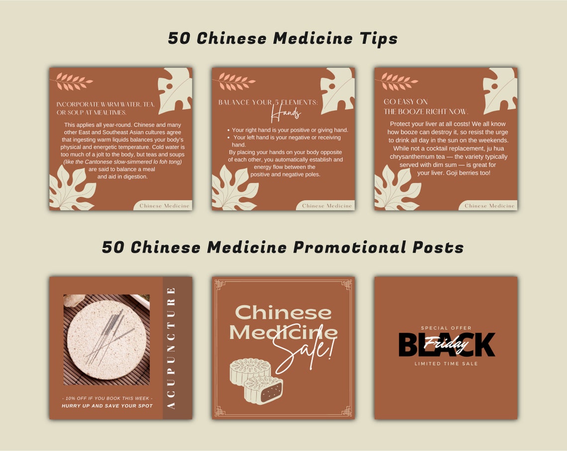 200 Chinese Medicine Canva Templates, Chinese Medicine Templates for ...