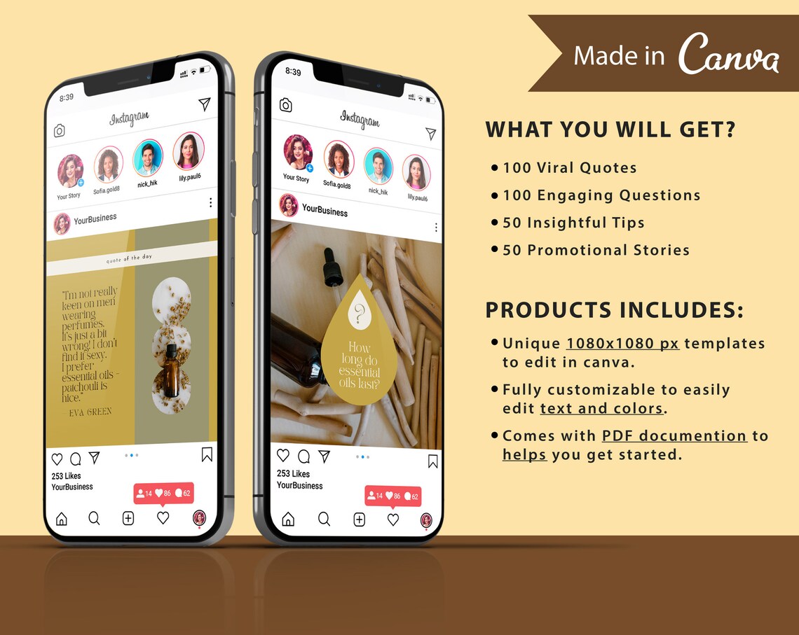 200 Essential Oils Templates for Social Media, Essential Oils Quotes ...