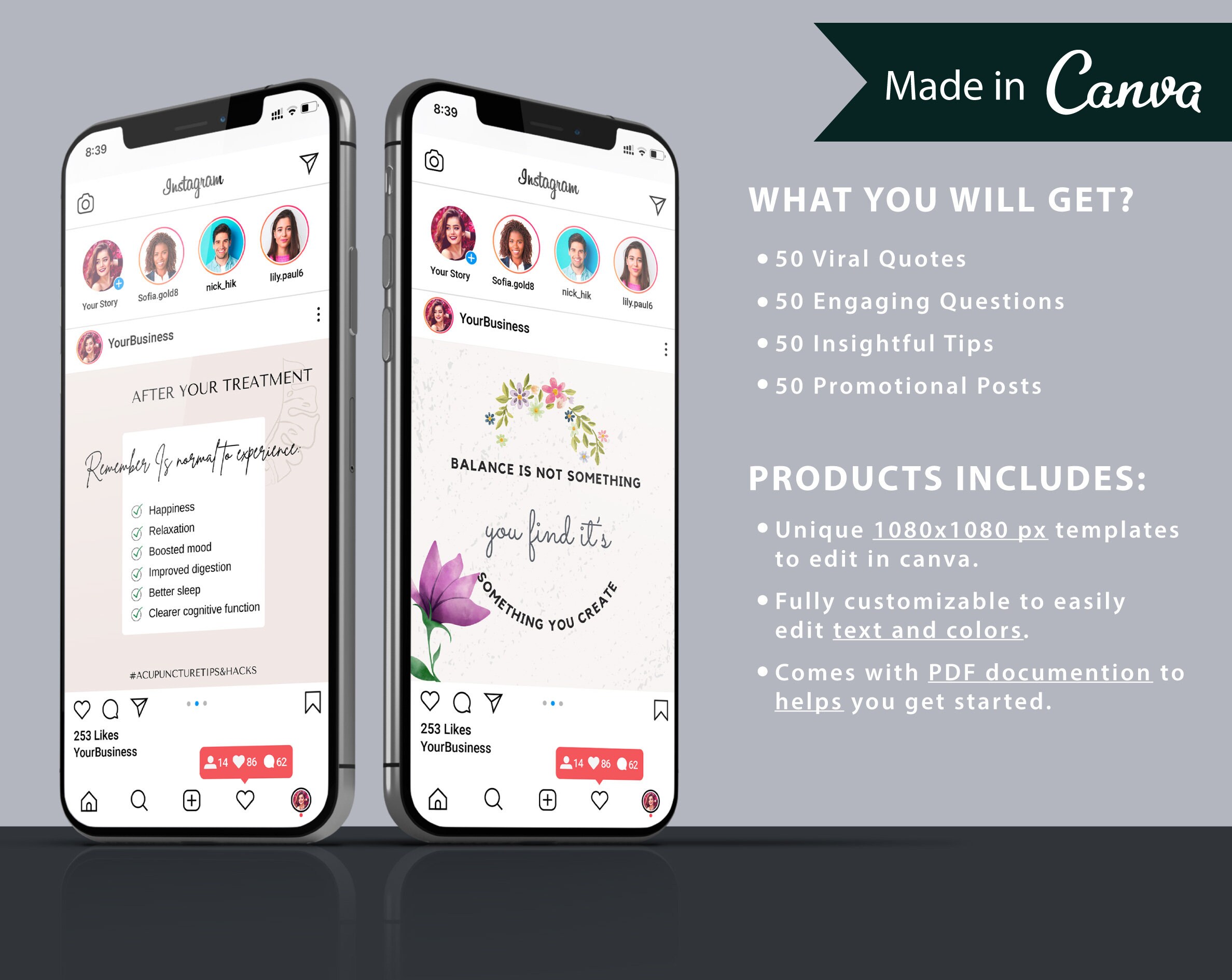 200 Acupuncture Canva Templates, Acupuncture Templates for Social Media ...