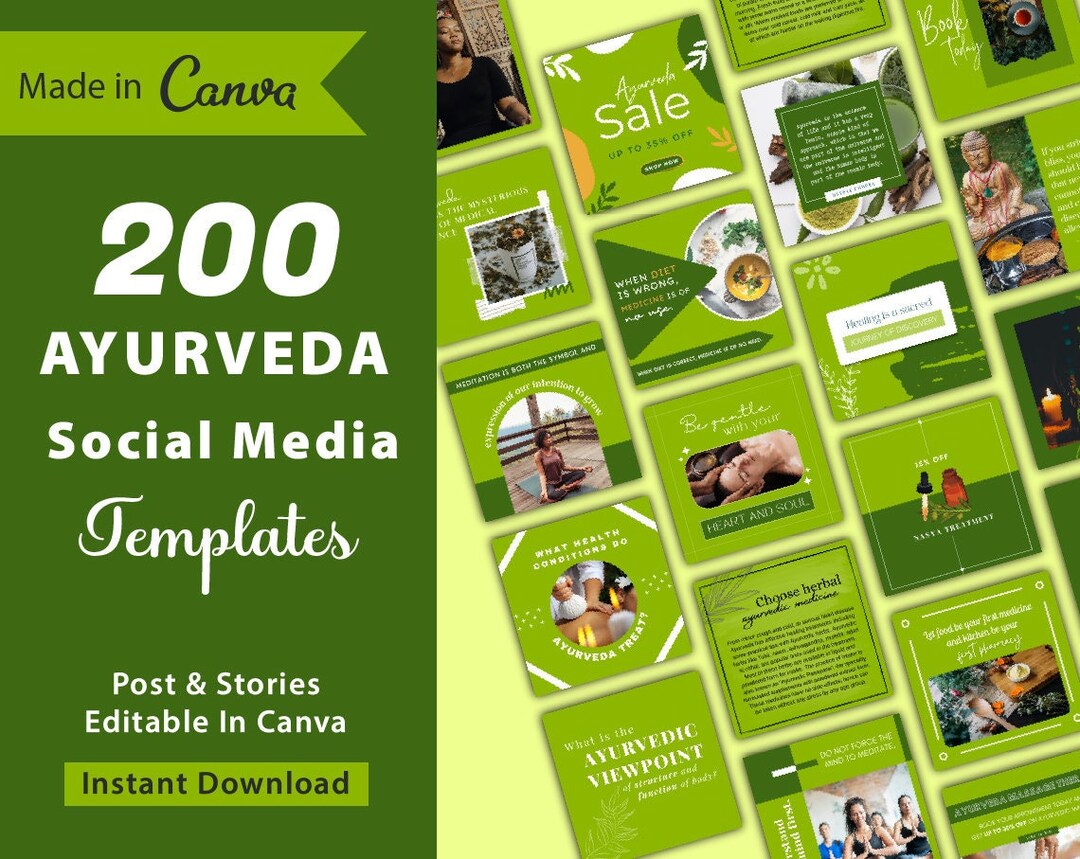 200 Ayurveda Templates for Social Media, Ayurveda Quotes for Social ...