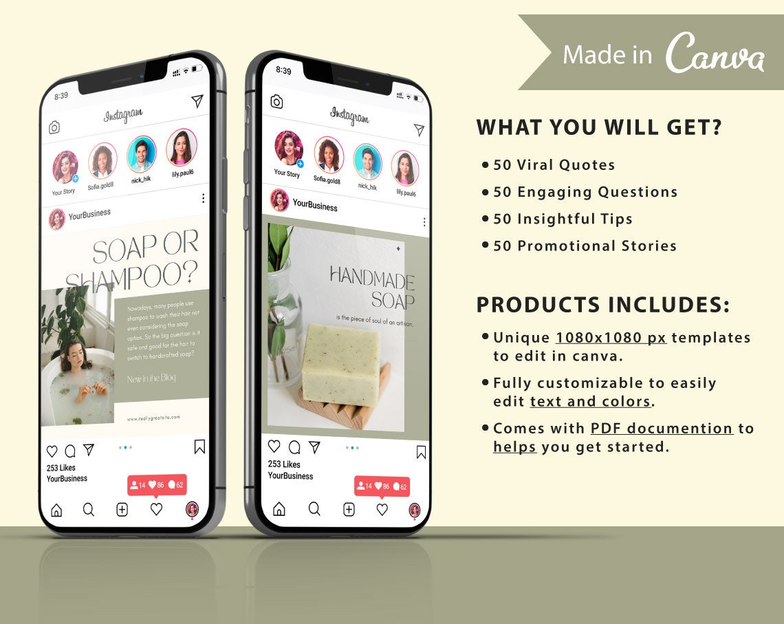 200 Soap Templates for Social Media, Soap Quotes for Social Media, Soap ...