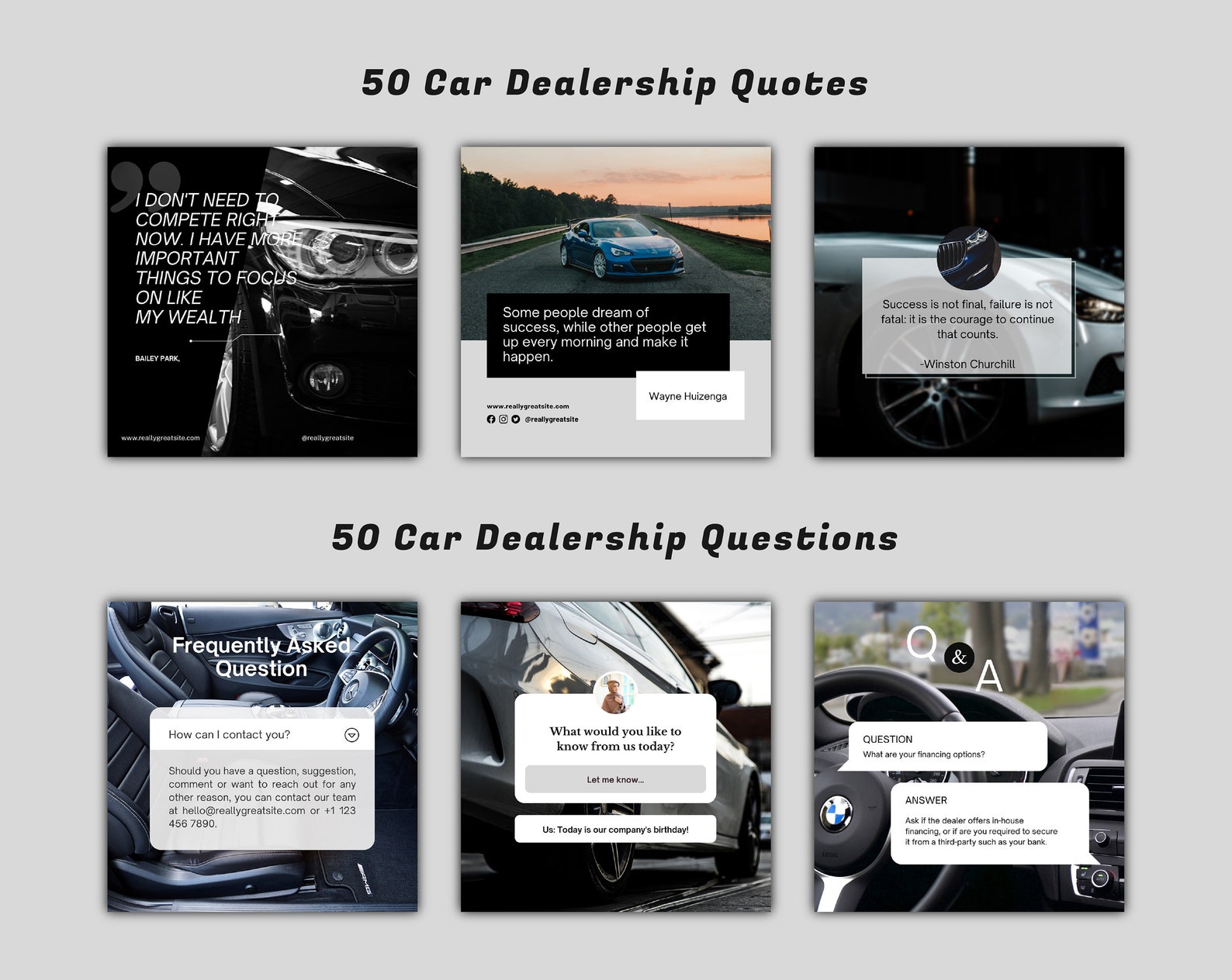 200 Car Dealership Templates for Social Media - Etsy