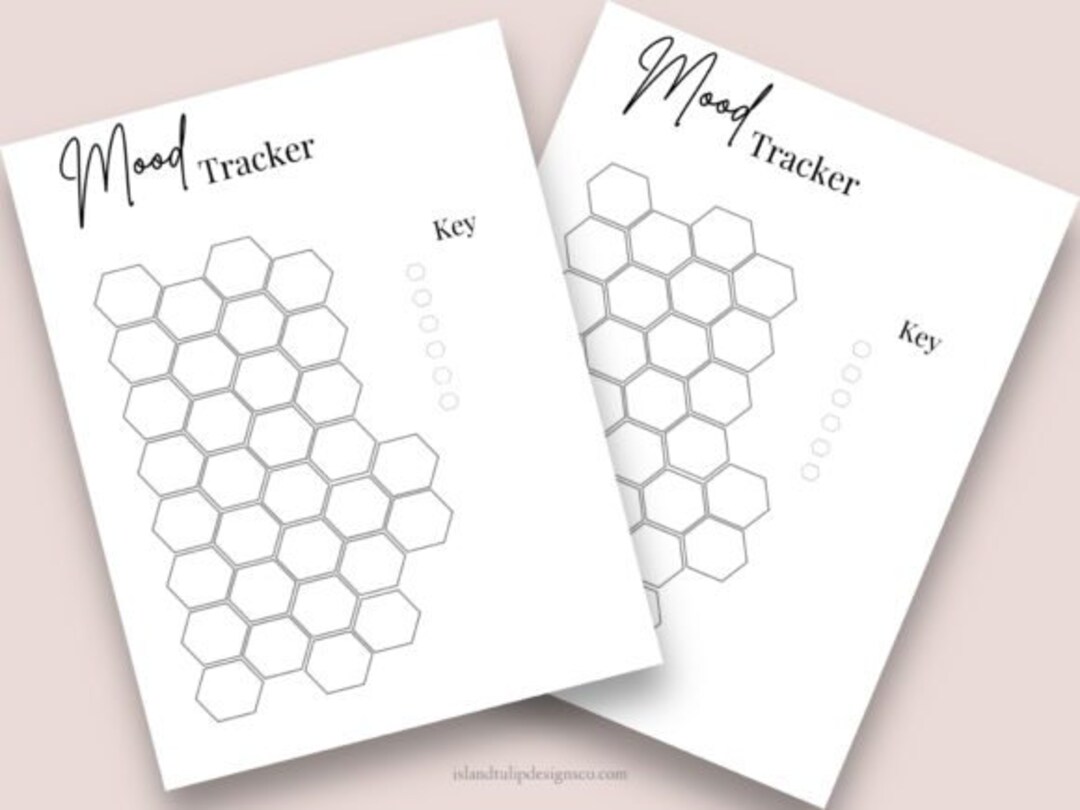 Mood Tracker Template *digital Download - Etsy