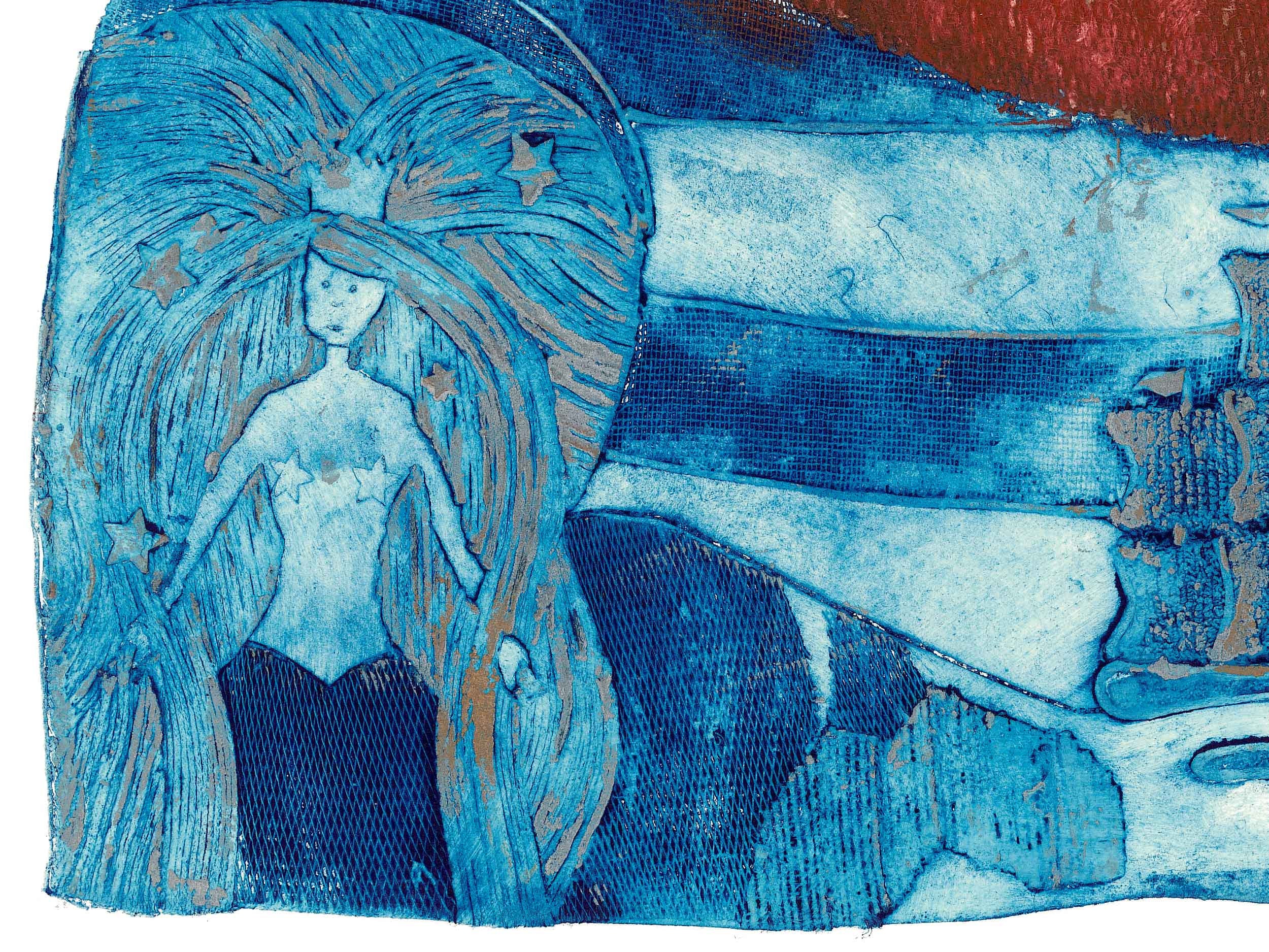 The Sailor - Giclée Print of Collagraph Print | A3 | Photo Rag | Seaman ...