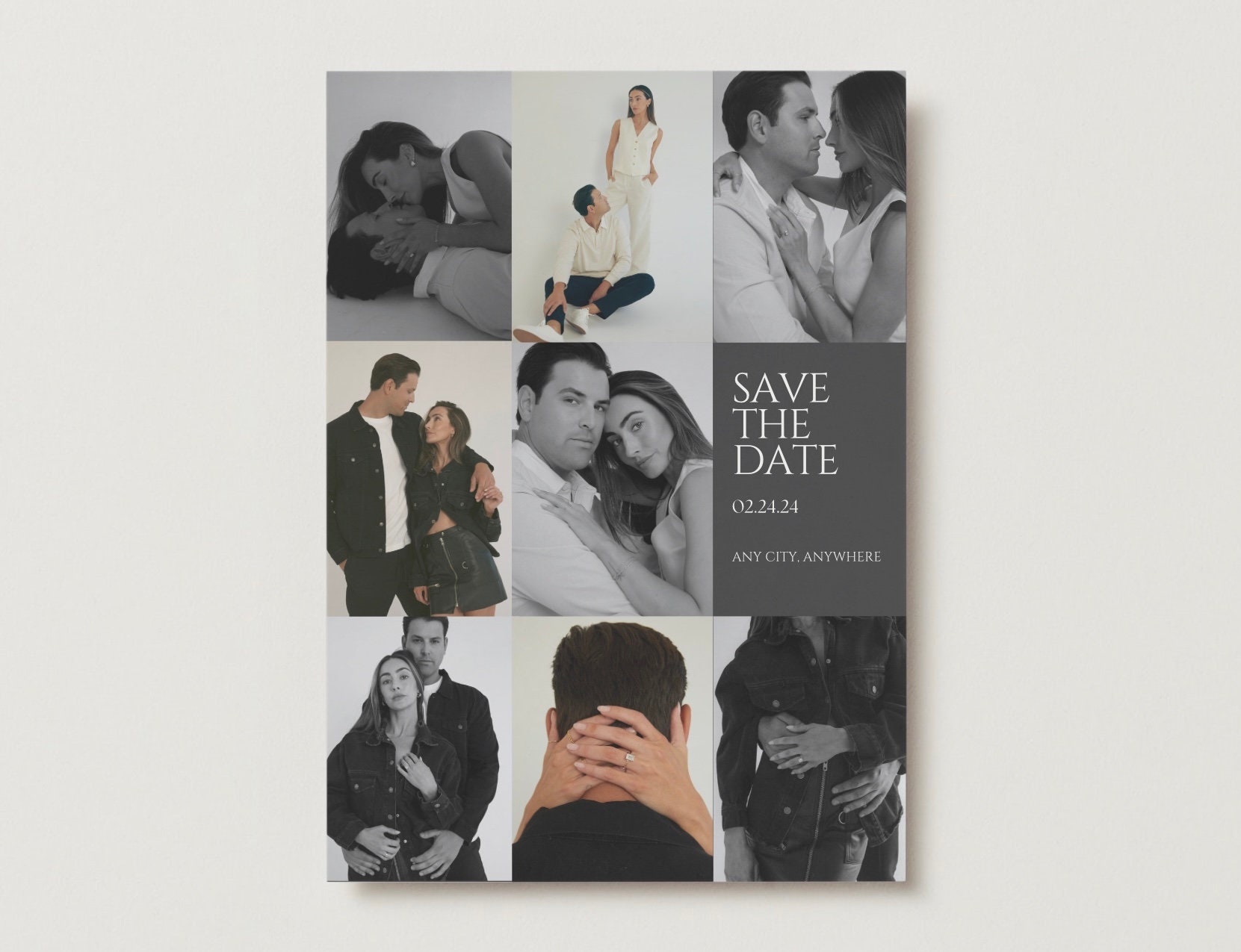 Modern Save the Date Collage Save the Date Save the Date - Etsy