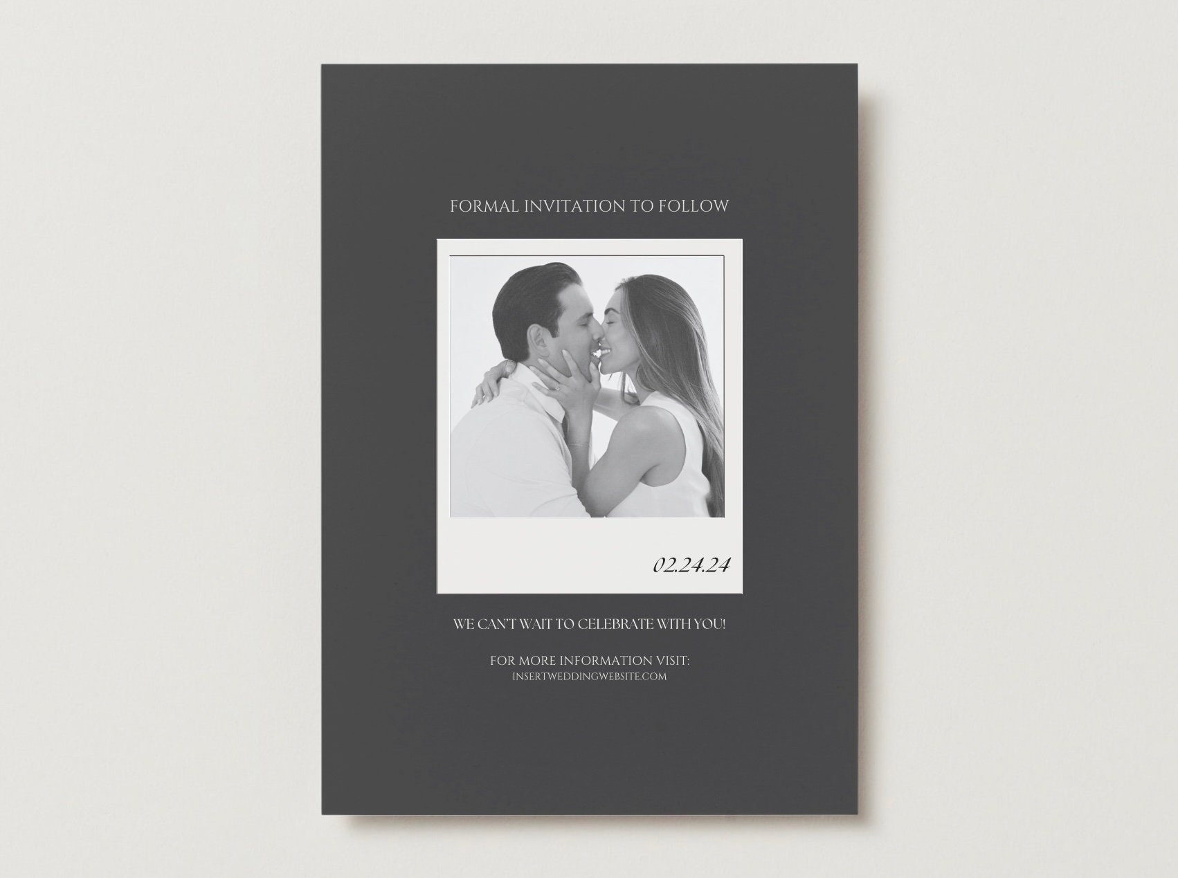 Modern Save the Date, Collage Save the Date, Save the Date With Photo ...