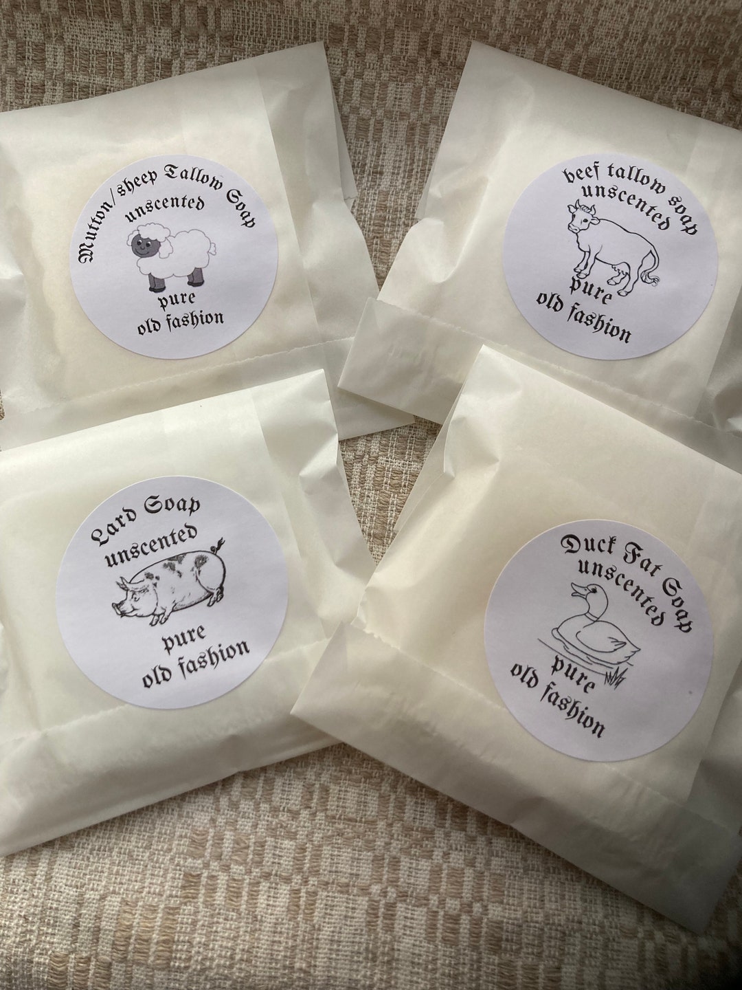 Luxurious Old Fashion Soap Collection/ Duck Fat /mutton Tallow/lard ...