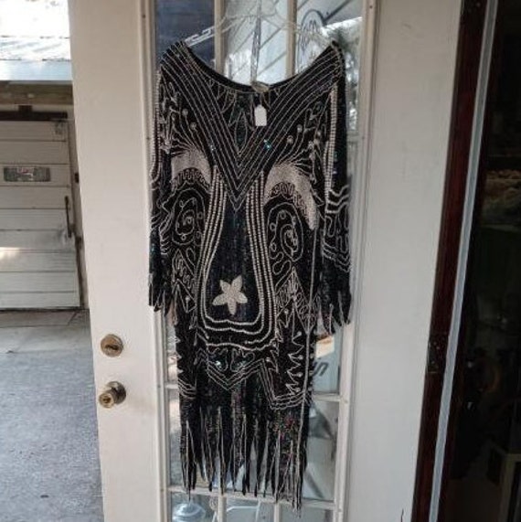 Nagpa Beaded Gown - Gem