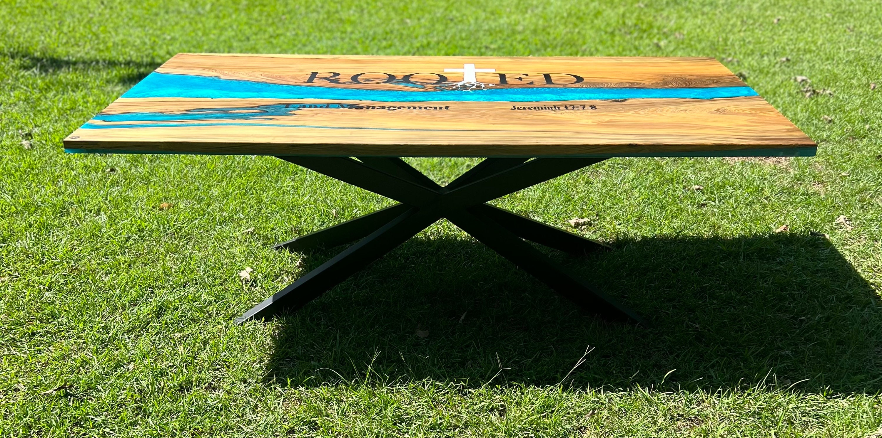 Custom Sinker Cypress River Table - Etsy