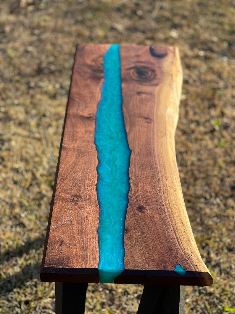 Walnut River Console Table - Etsy