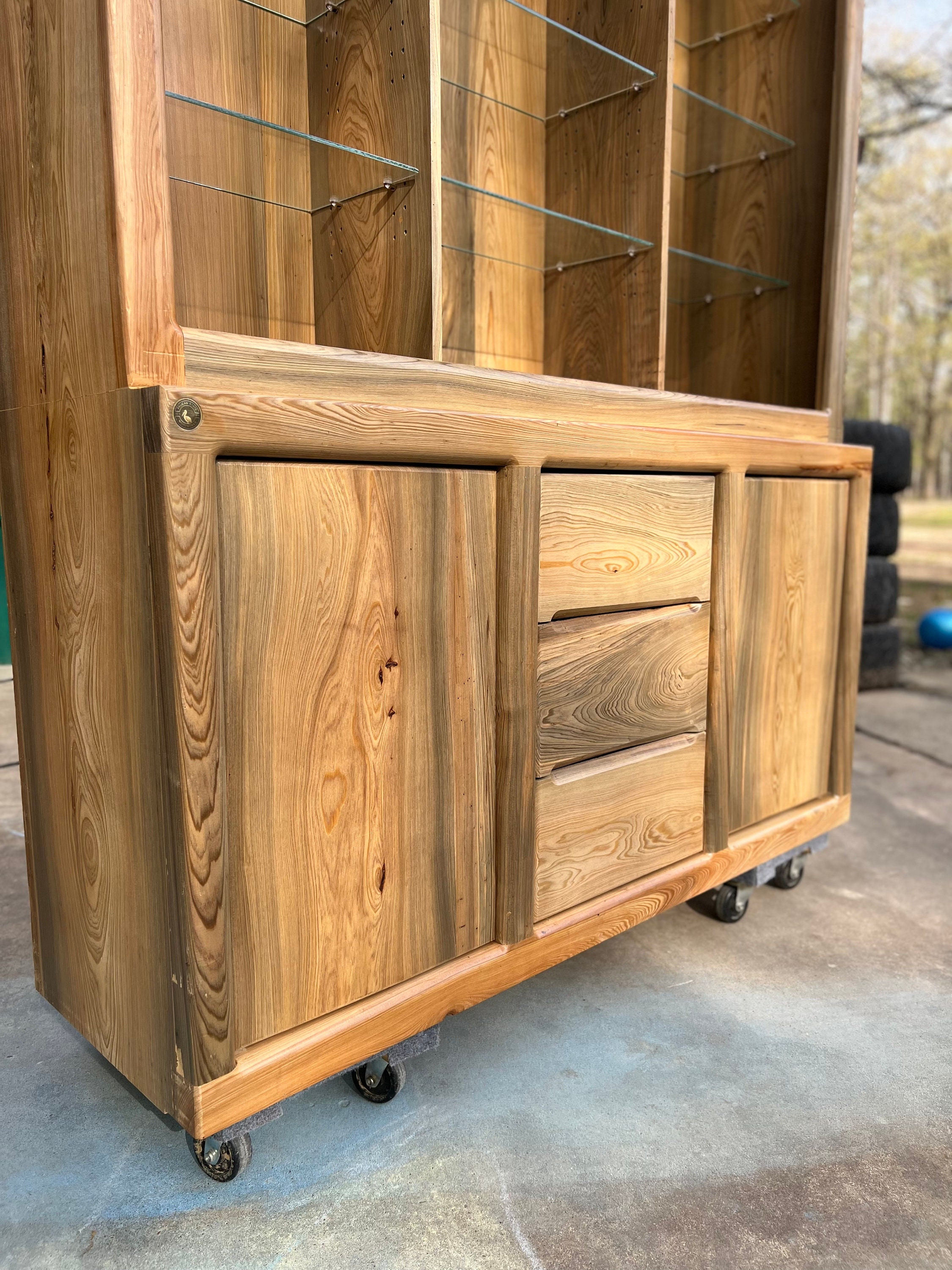 Custom Sinker Cypress China Cabinet - Etsy