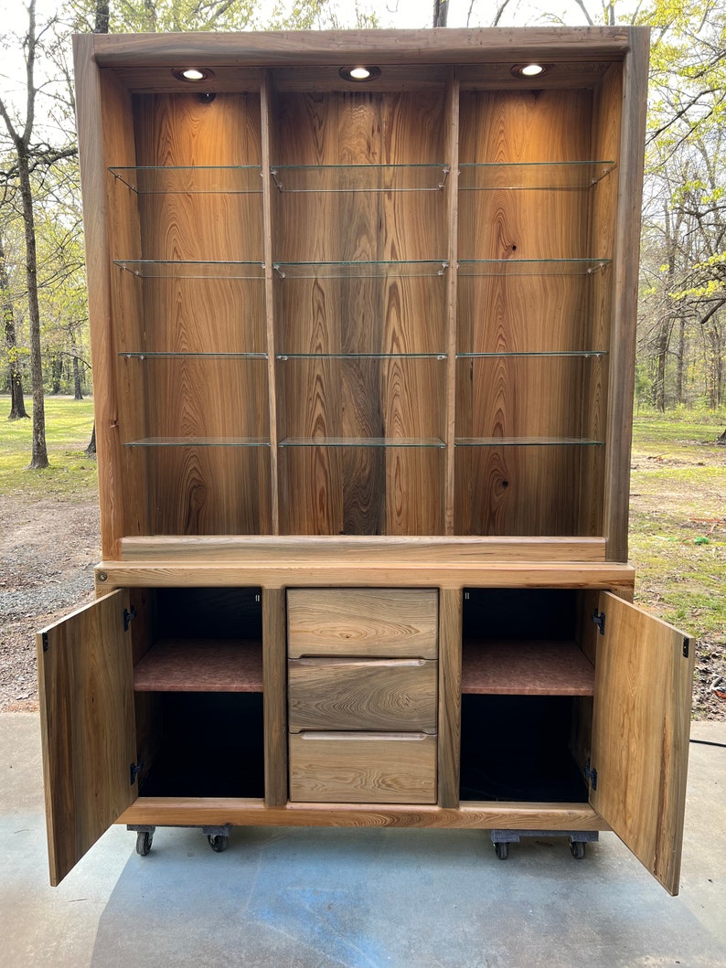 Custom Sinker Cypress China Cabinet - Etsy