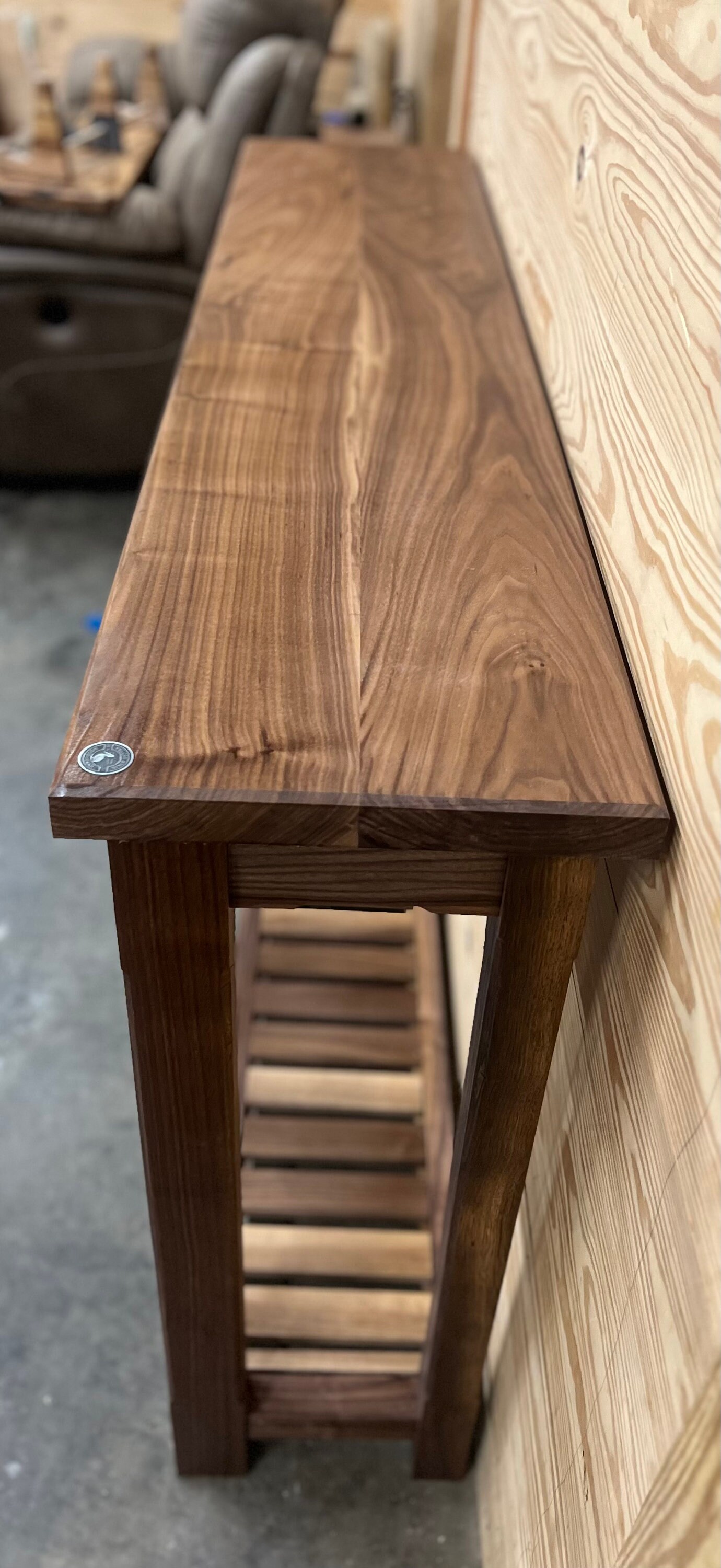 STUNNING Black Walnut Entry Table! - Etsy