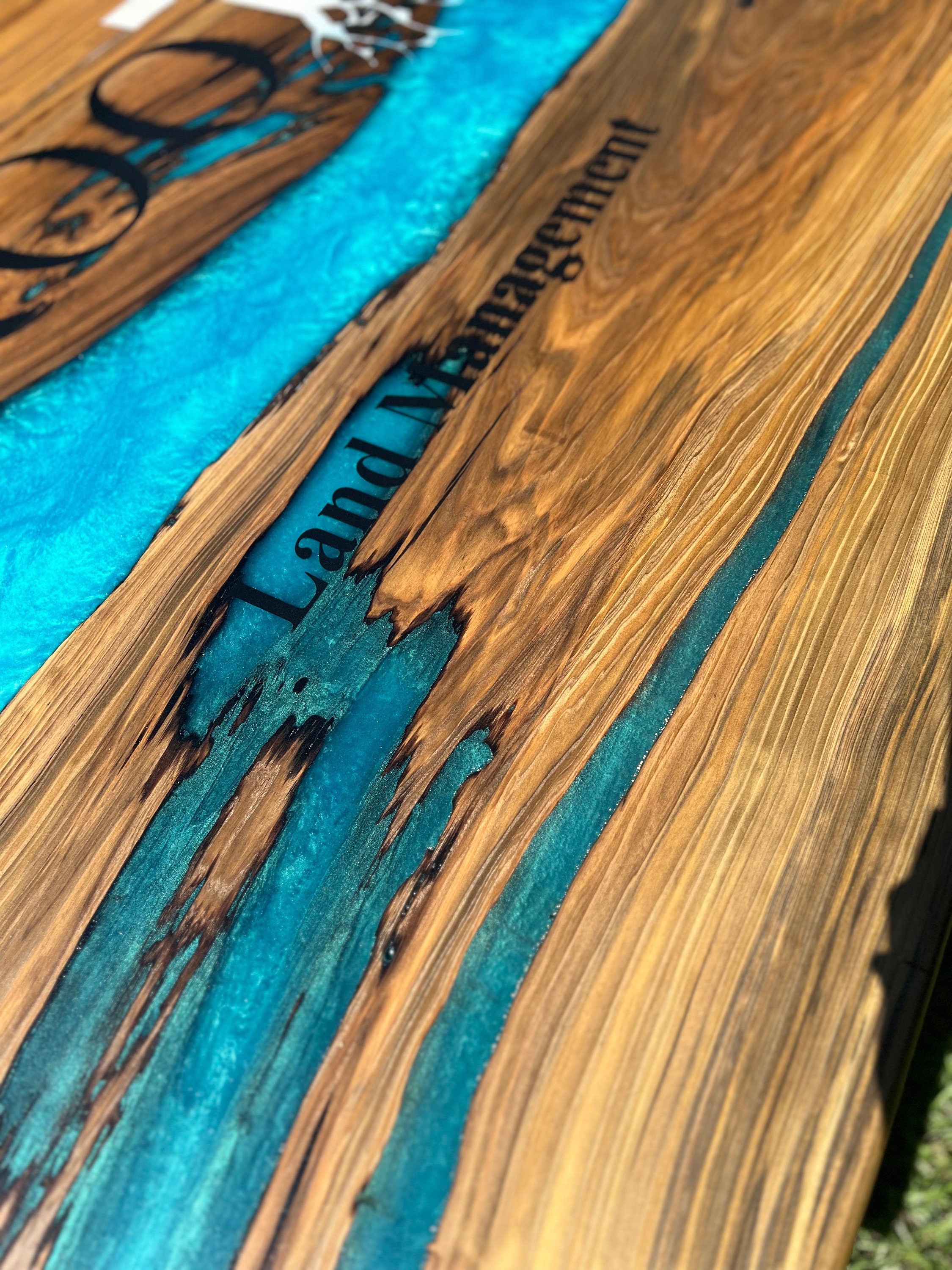 Custom Sinker Cypress River Table - Etsy