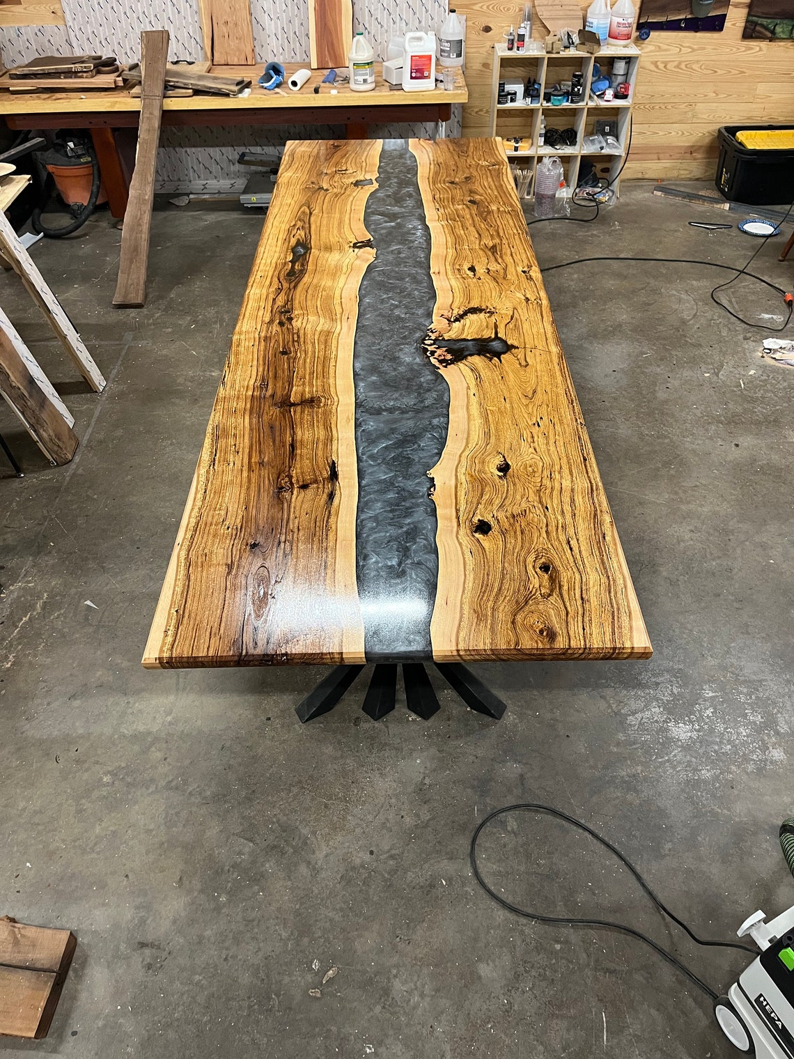 CUSTOM Massive Hickory River Table ! - Etsy