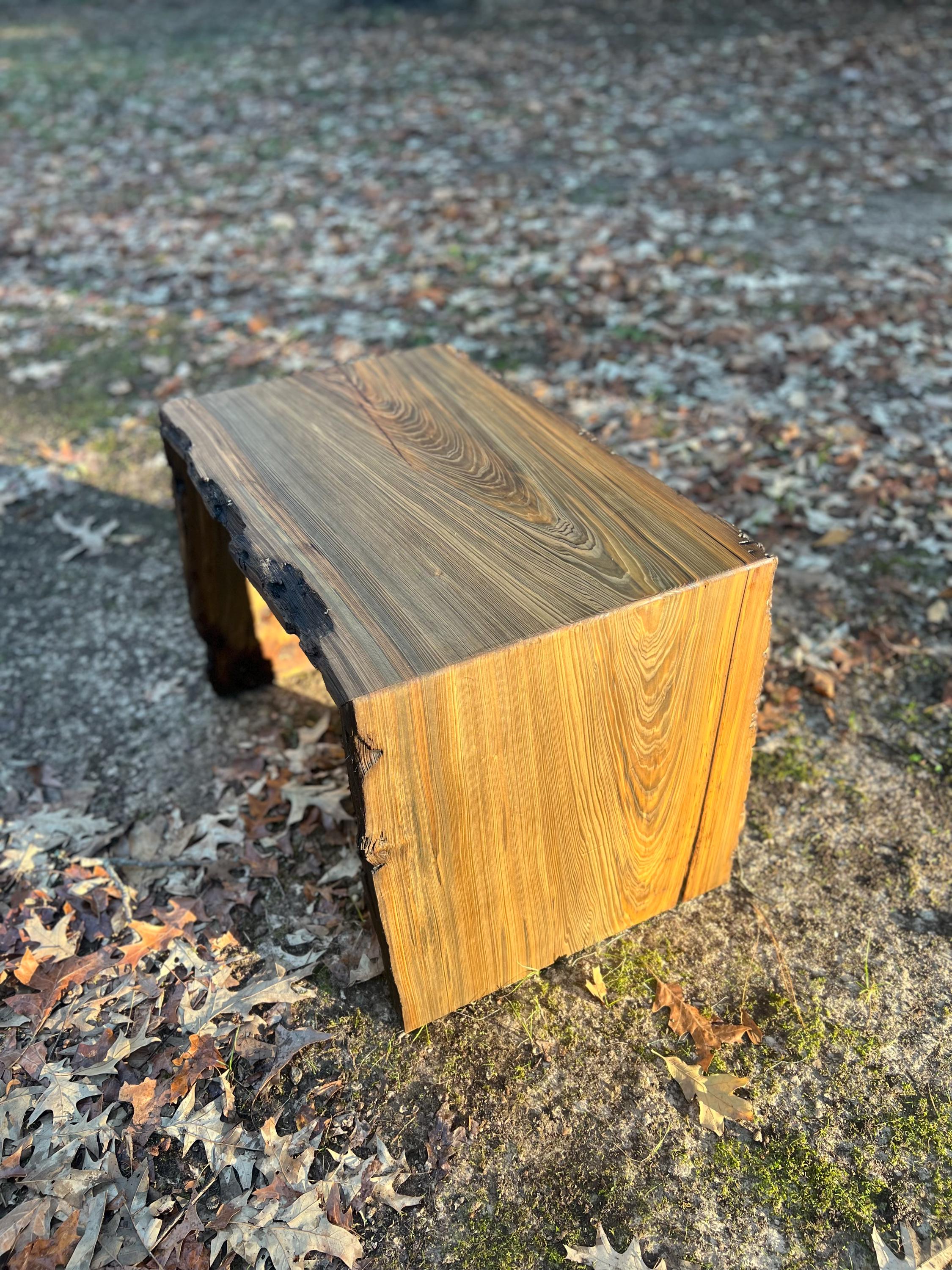 Sinker Cypress Waterfall Ottoman Table - Etsy