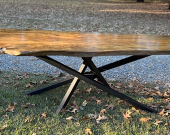Cypress Slab Table - Etsy