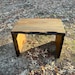 Sinker Cypress Waterfall Ottoman Table - Etsy